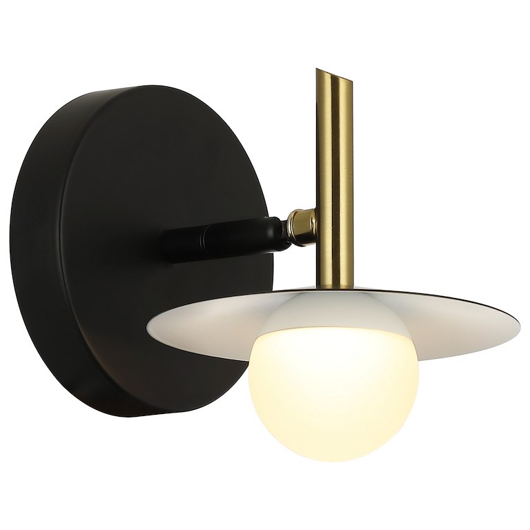 LED zidna lampa F2407-⁠4Z BK+SG