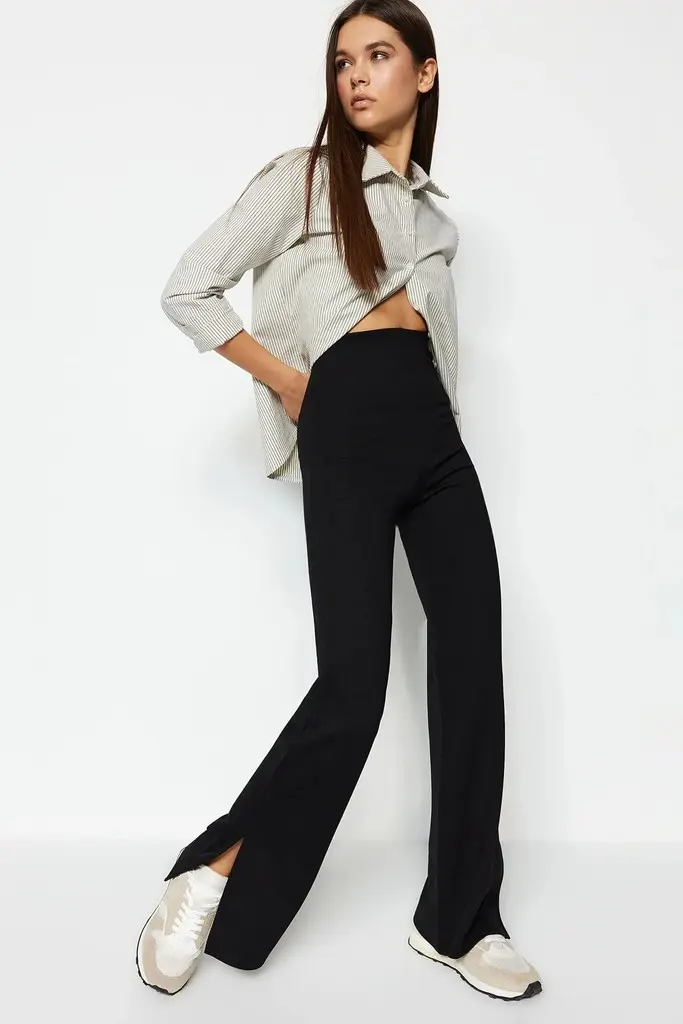 Trendyol Milla Ženske pantalone TWOSS23PL00134, Crne