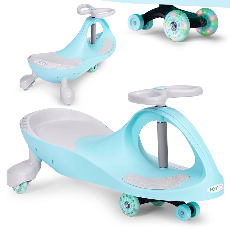 Eco toys Wiggle guralica za decu led točkovi YM-SW-1 BLUEID: EK000661341