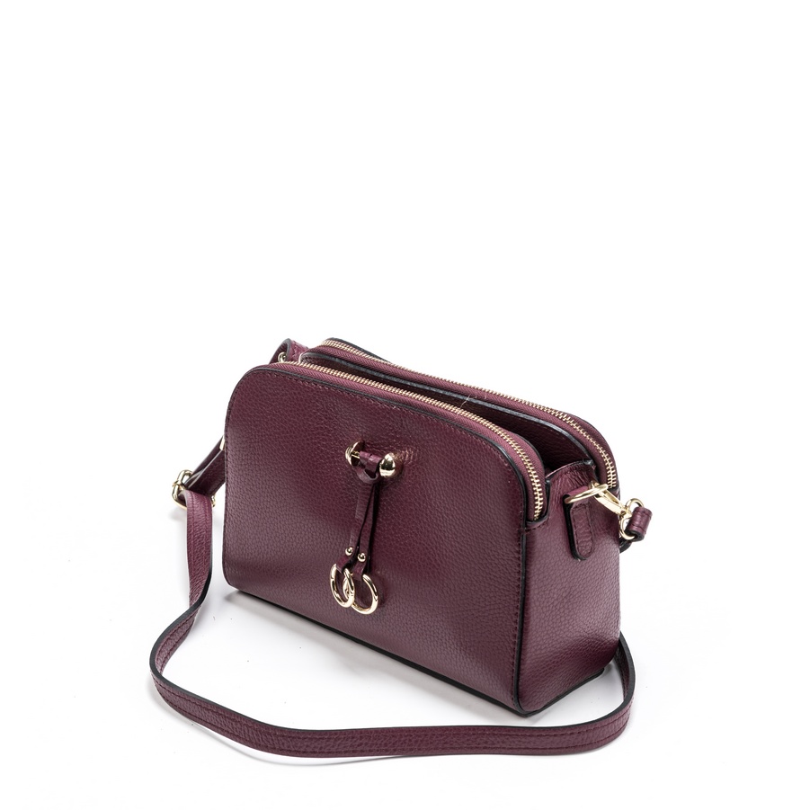 Mala kožna torba / Tasna-55c041 bordo