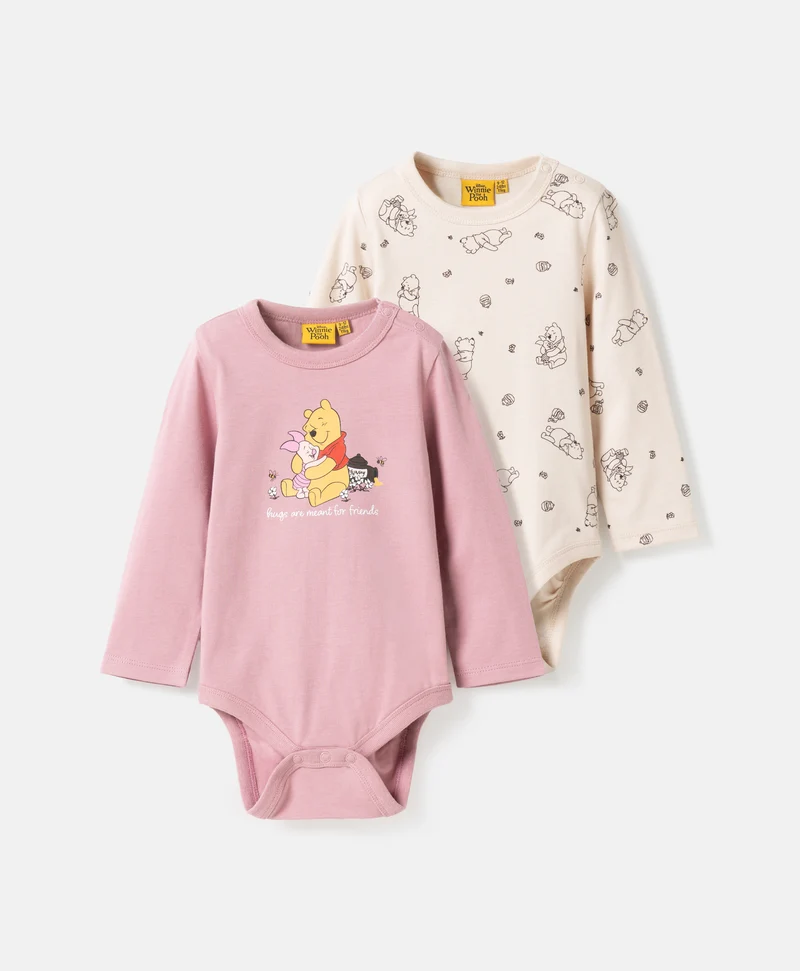 Komplet bodija za bebe Vini Pu od 100% pamuka