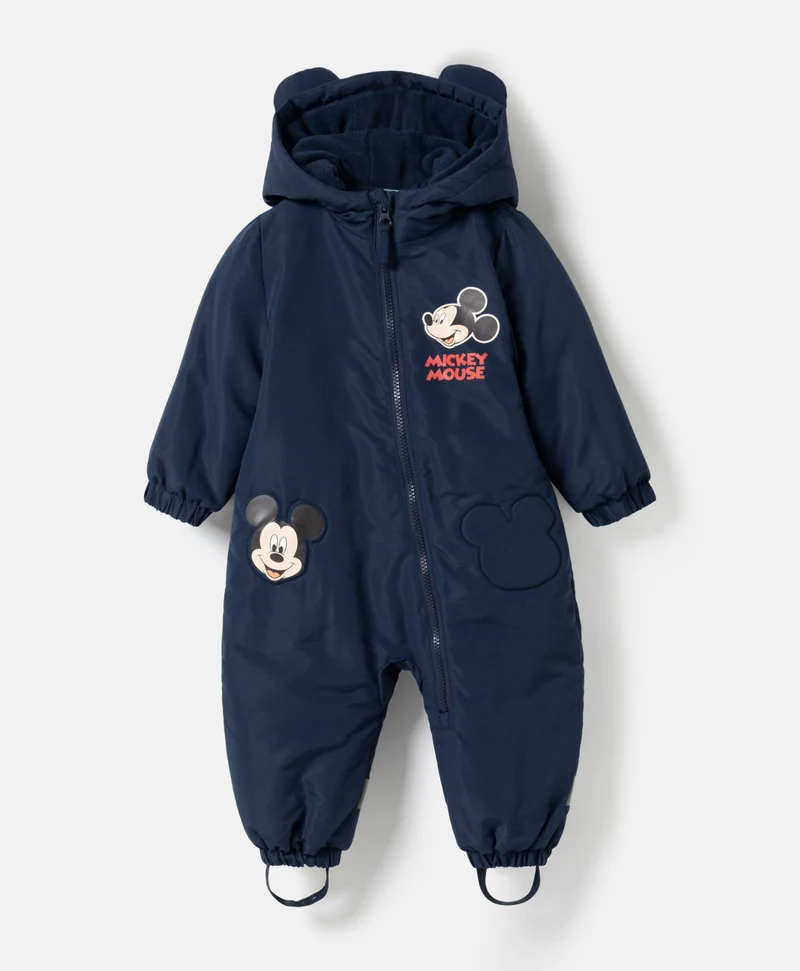 Kombinezon za bebe dečake Mickey Mouse, teget, sa ušima