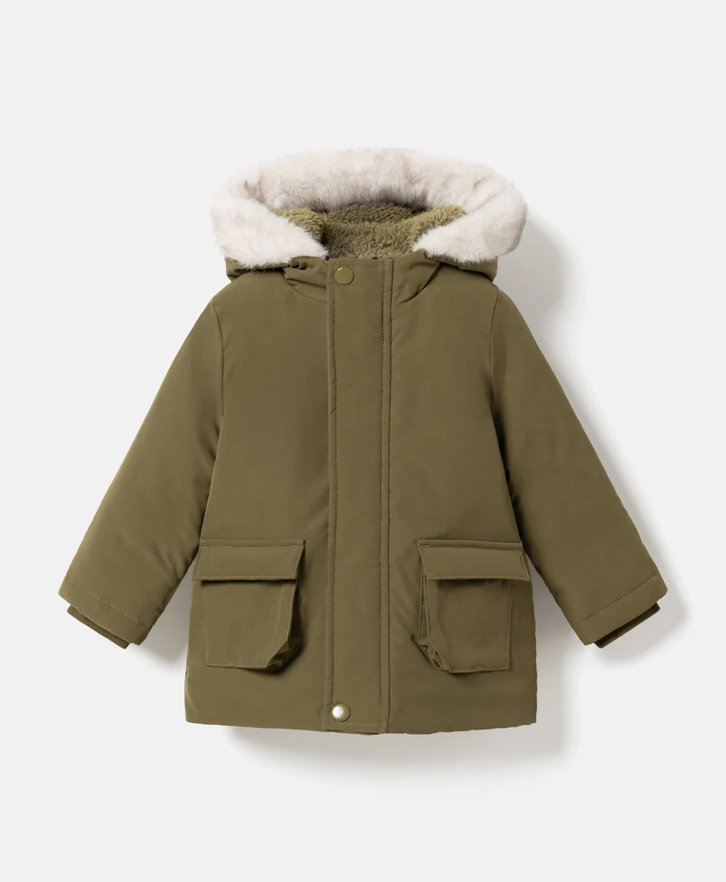 Parka za bebe dečake sa kapuljačom