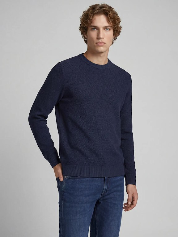 JJ Rebel Muški džemper 12298202, Teget