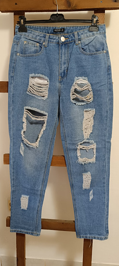 Nasty Gal pocepane farmerke