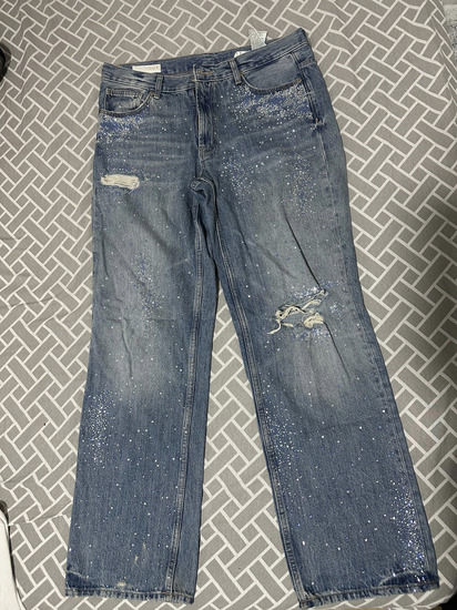 Zara farmerke sa cirkonima 40 vel