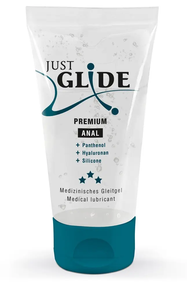 Just Glide Premium Analni lubrikant, Silikonski, 50ml