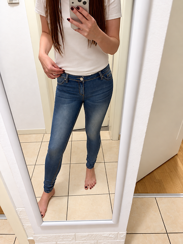 Farmerke skinny low waist