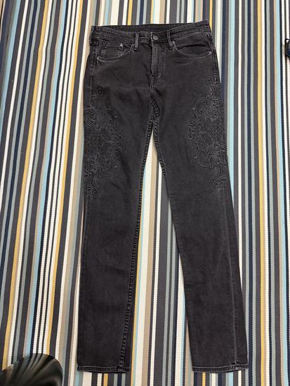 H&M crne farmerice sa vezom S M