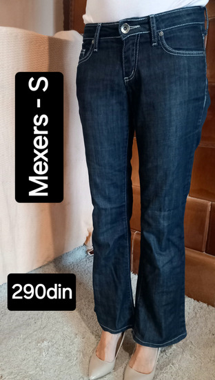 Mexers ženske teksas farmerke zvoncare S/36
