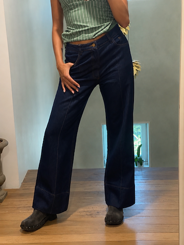 ZARA farmerke - L
