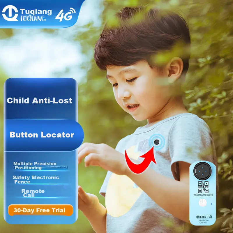 Newsmy Dečiji GPS lokator, 4G, Nosivi, Plavi