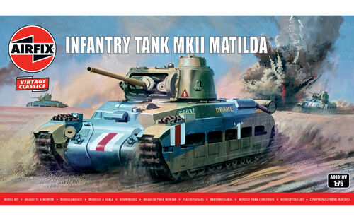 NEW! Airfix 01318V Matilda II Tank (Vintage Classics)