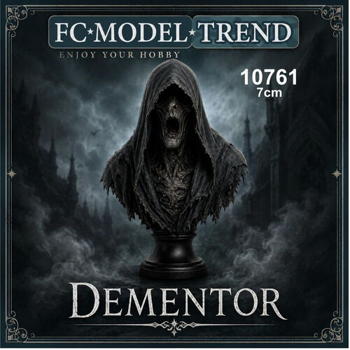 NEW! FC ModelTrend 10761 Dementor 7cm Bust (3D-Printed)