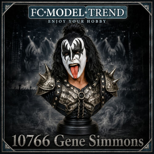 NEW! FC ModelTrend 10766 Genne Simmons 7cm Bust (3D-Printed)