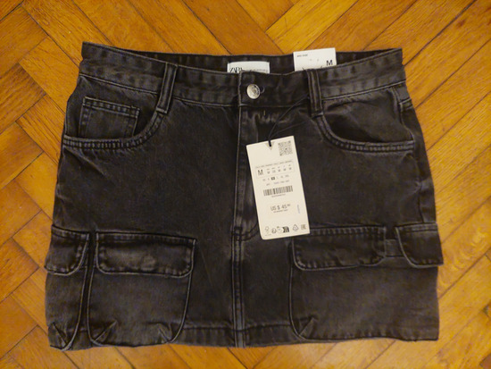Zara teksas suknja, nova, snizena 800