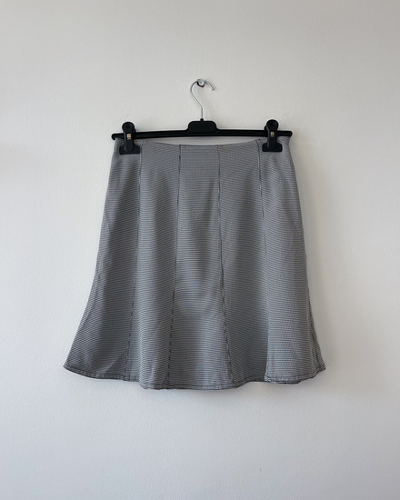 Mini suknja crna bela vintage 90s italija