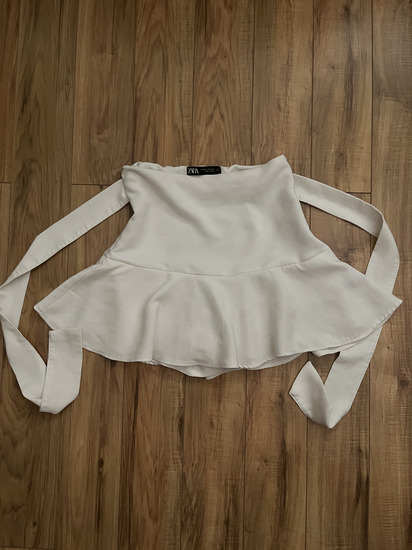 Zara bela suknja Xs