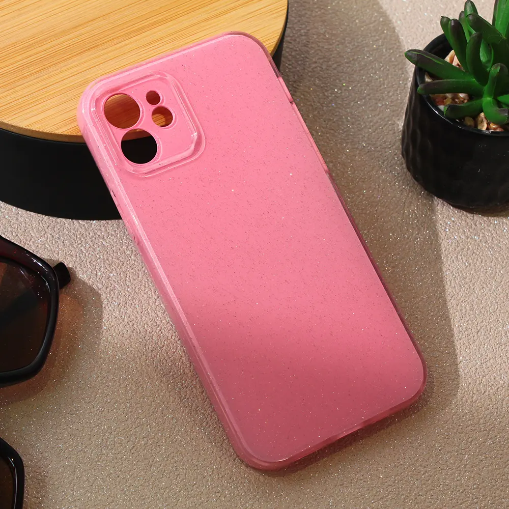 Maska za mobilni telefon iPhone 12 SPARKLE DUST, Roze