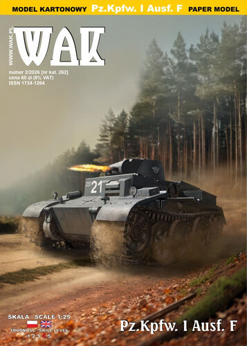 WAK 02-2026 Pz.Kpfw. I Ausf. F - niemiecki czołg z 1943 roku