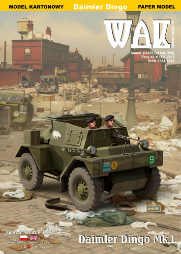 NEW! WAK 264 Daimler Dingo Mk.I - brytyjski samochód rozpoznawczy z 1940 roku