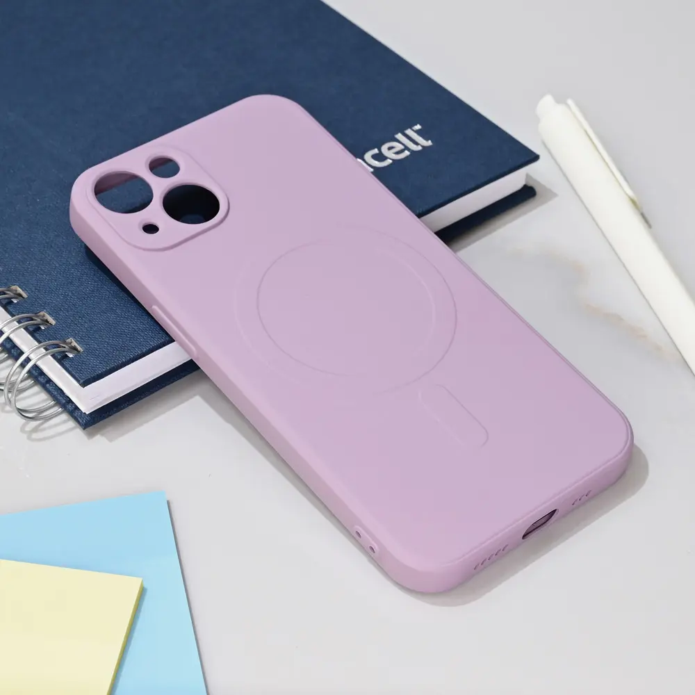 Maska za telefon iPhone 13 TERACELL GIULIETTA, Magsafe, Ljubičasta