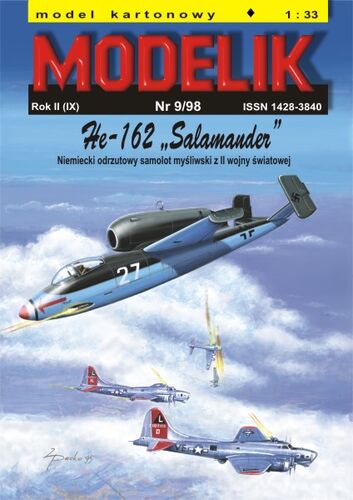 Modelik 09_98 He-162 "SALAMANDER"