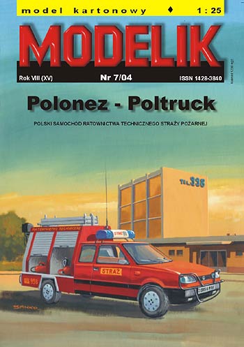 Modelik 07_04 Polish firetruck Polonez - Poltruck