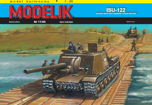 Modelik 11_05 ISU-122 Russian Self-propelled gun