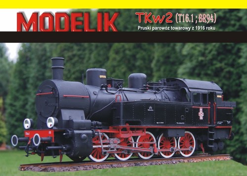 Modelik 01_15 TKw2 (T16.1 BR94) Pruski parowóz towarowy z 1916 r.