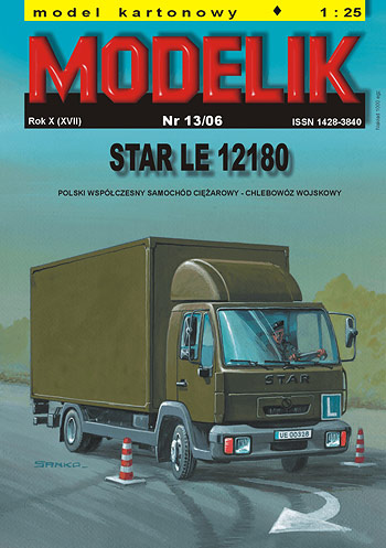 Modelik 13_06 Polish modern truck STAR LE 12180