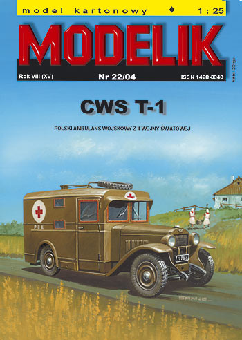 Modelik 22_04 Polish ambulance CWS T-1