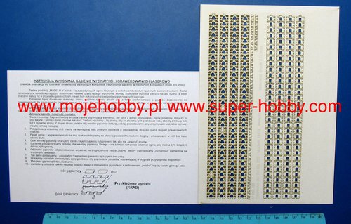Modelik _AKC_G9 Dodatki Do Modelik 11/03 SDKfz. 250 - Gąsienice Z Ogniw