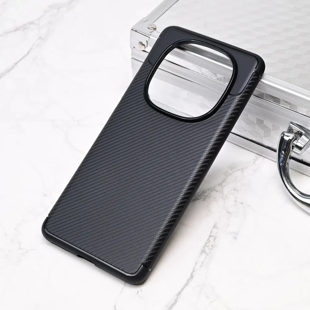 Maska za telefon Xiaomi Redmi Note 14 Pro Plus DEFENDER CARBON, Crna