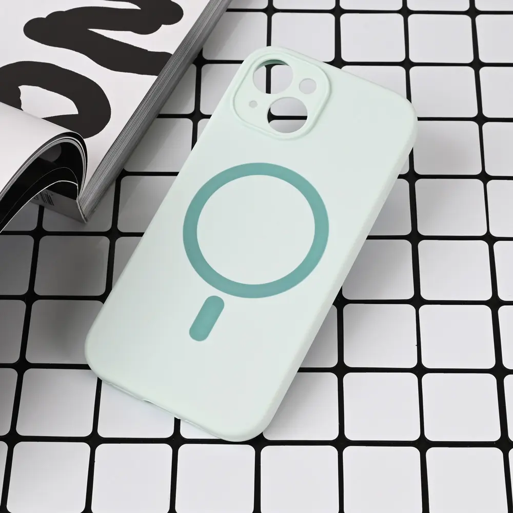 Maska za iPhone 15 6.1 Magsafe Pure color, Menta