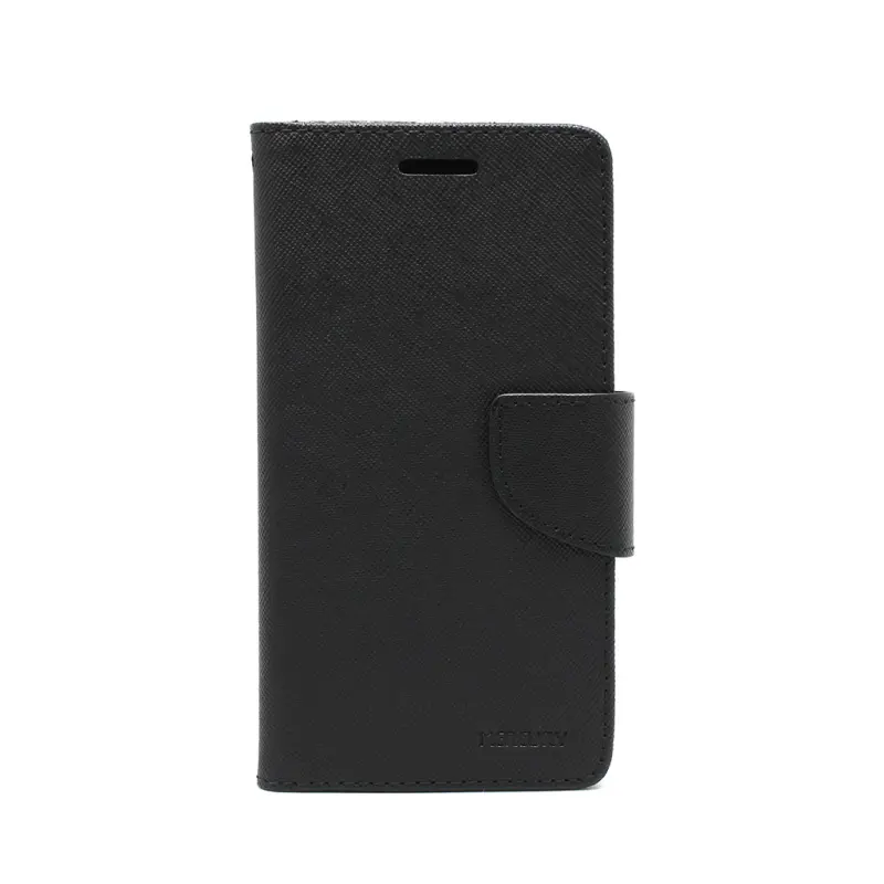 Maska za Motorola Moto G06 na preklop Mercury crna
