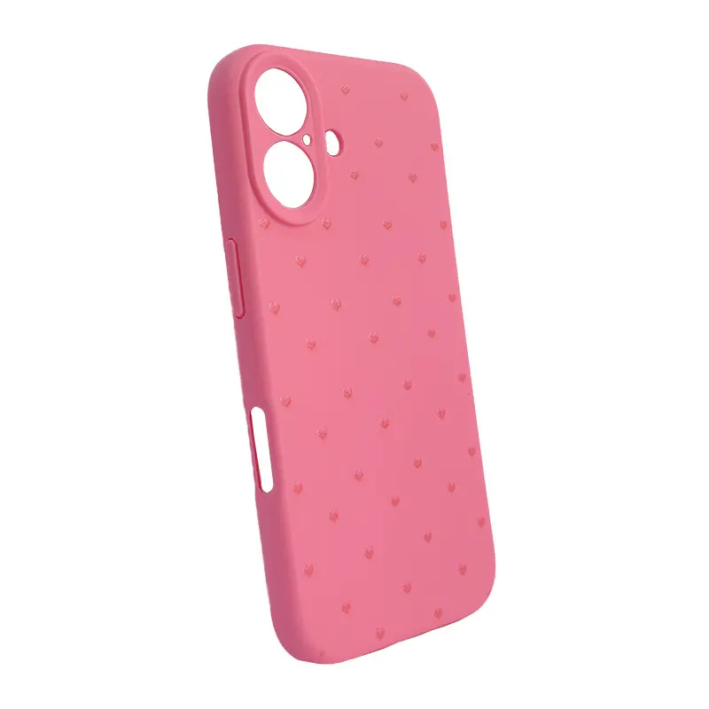 Maska za iPhone 17 Cute Heart pink