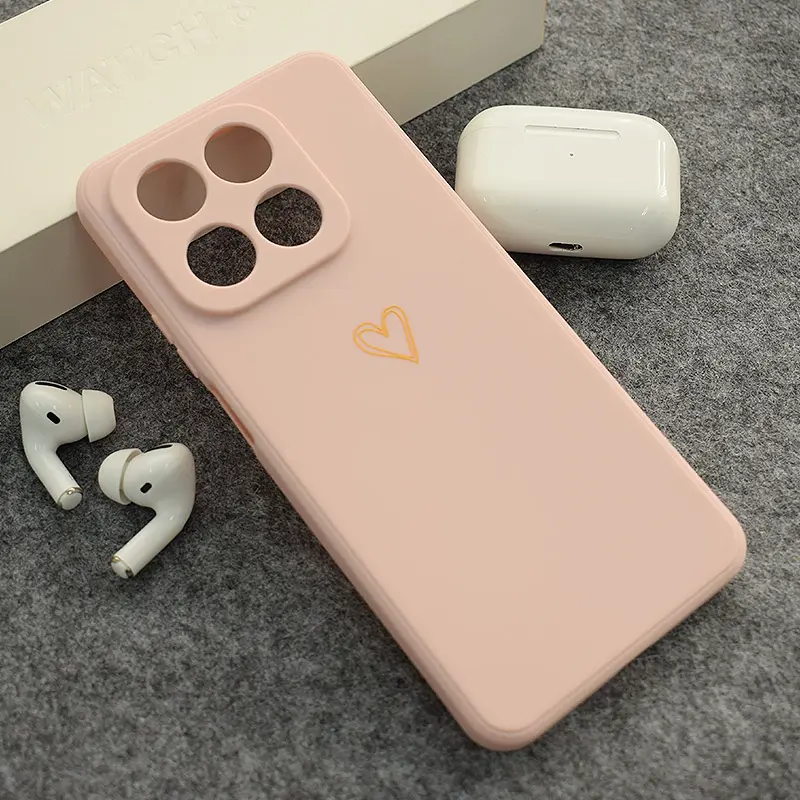 Maska za Honor 400 Smart/ X7d Golden Heartbeat roze