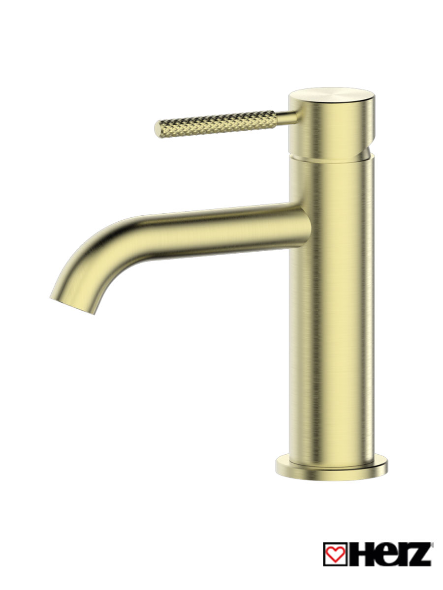 Baterija za lavabo LUMA Brushed Gold j10BG 00610BG Herz