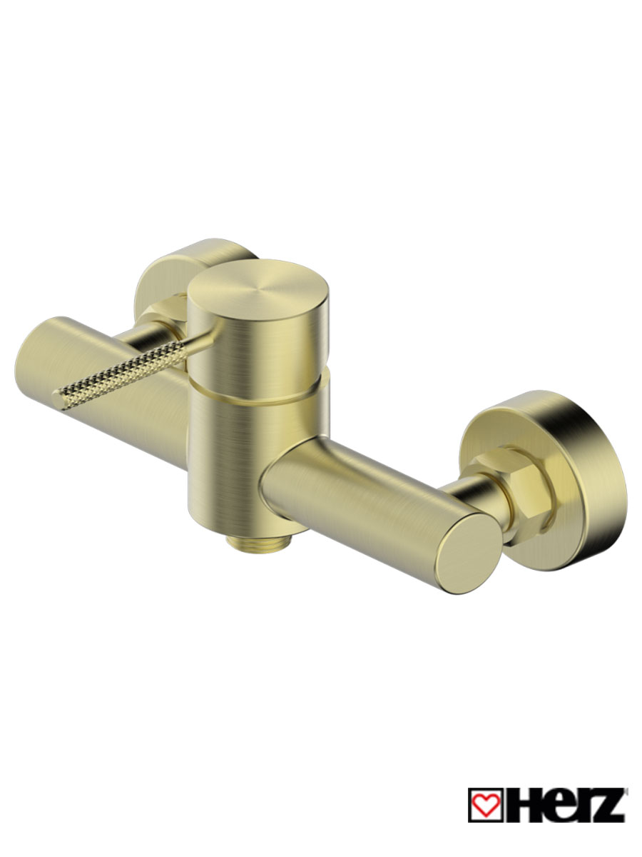 Baterija za tuš kadu LUMA Brushed Gold j40BG 00410BG Herz