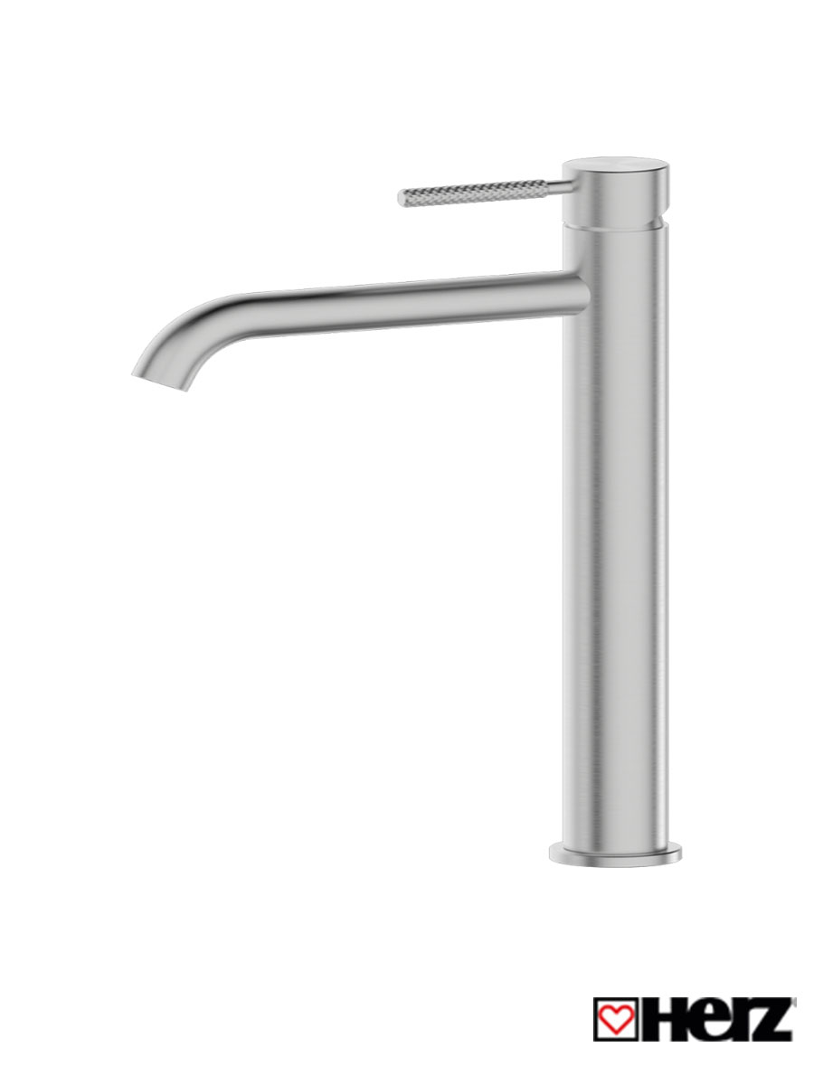 Baterija za lavabo visoka LUMA Brushed SS j12SS 00620SS Herz