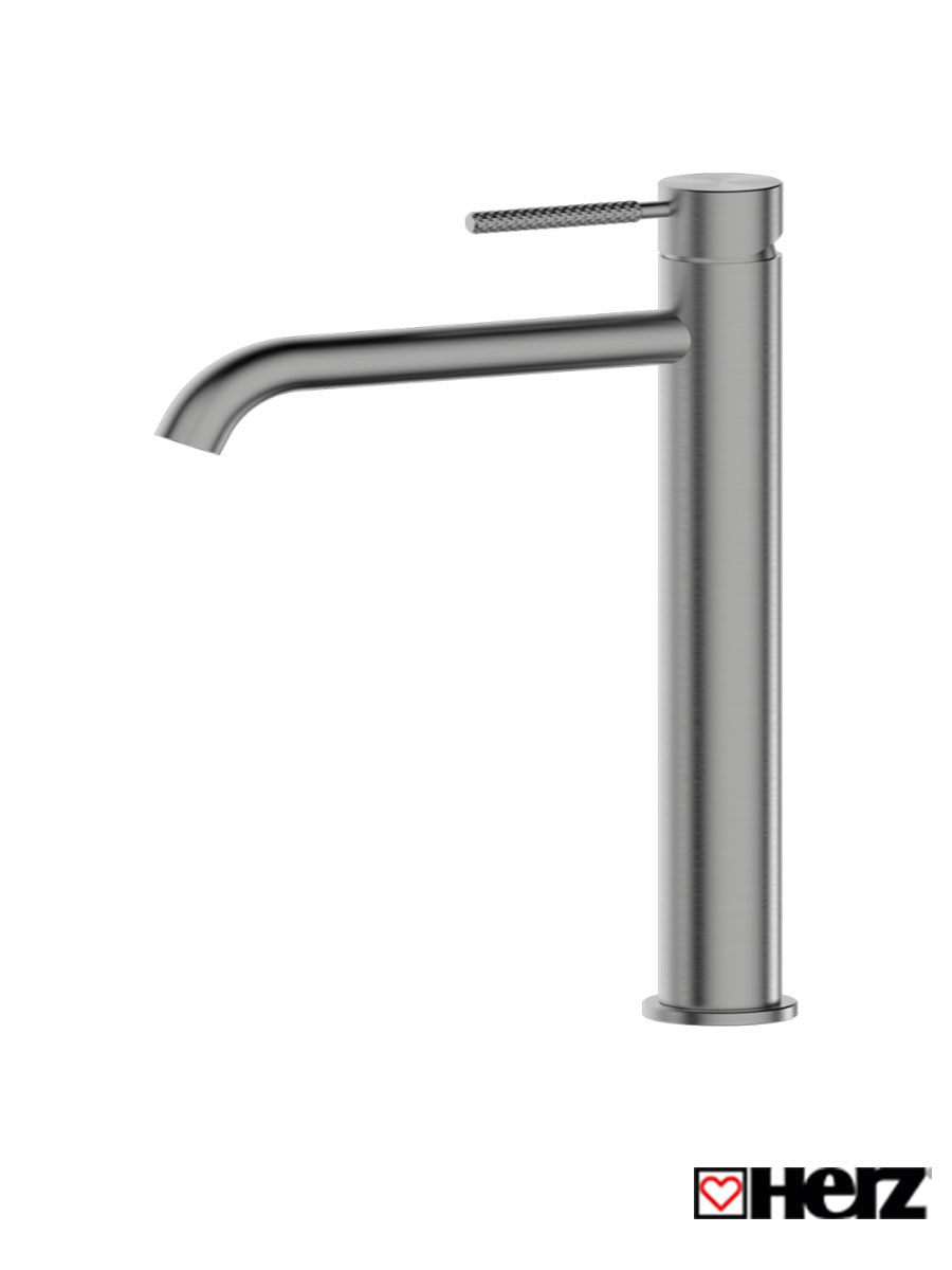 Baterija za lavabo visoka LUMA Gun Metal j12GM 00620GM Herz