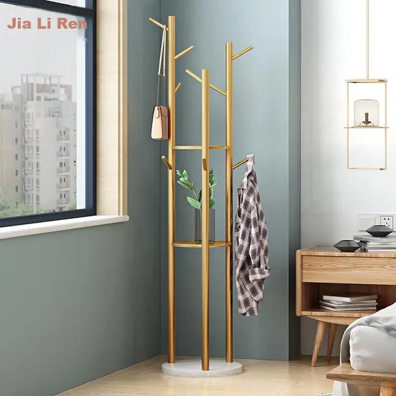Jialiren Stalak za odeću, 165 cm, Zlatne boje