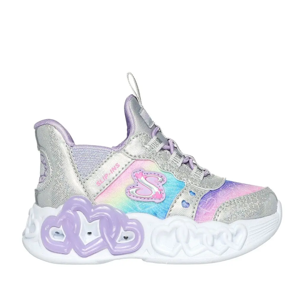Skechers Patike za devojčice Slip ins infinite helights, Srebrne boje
