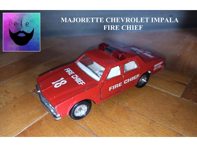 Majorette Chevrolet Impala Fire Chief 1/41
