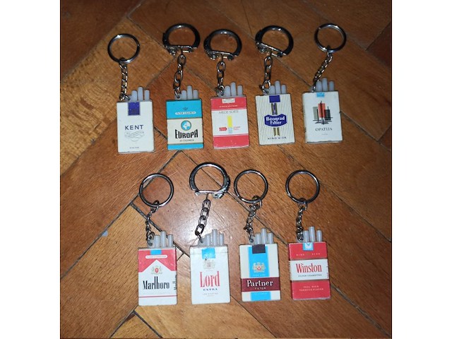 EX YU privesci - paklice cigareta LOT 9kom
