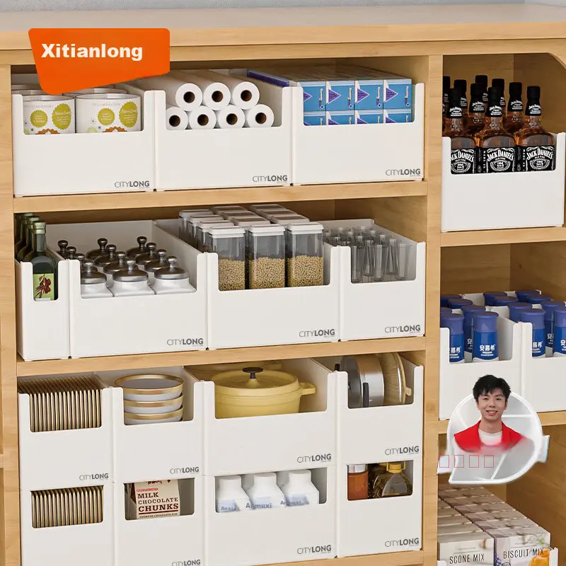 Xitianlong Kutija za odlaganje, 2.5 L, 14x14x15cm, Bela