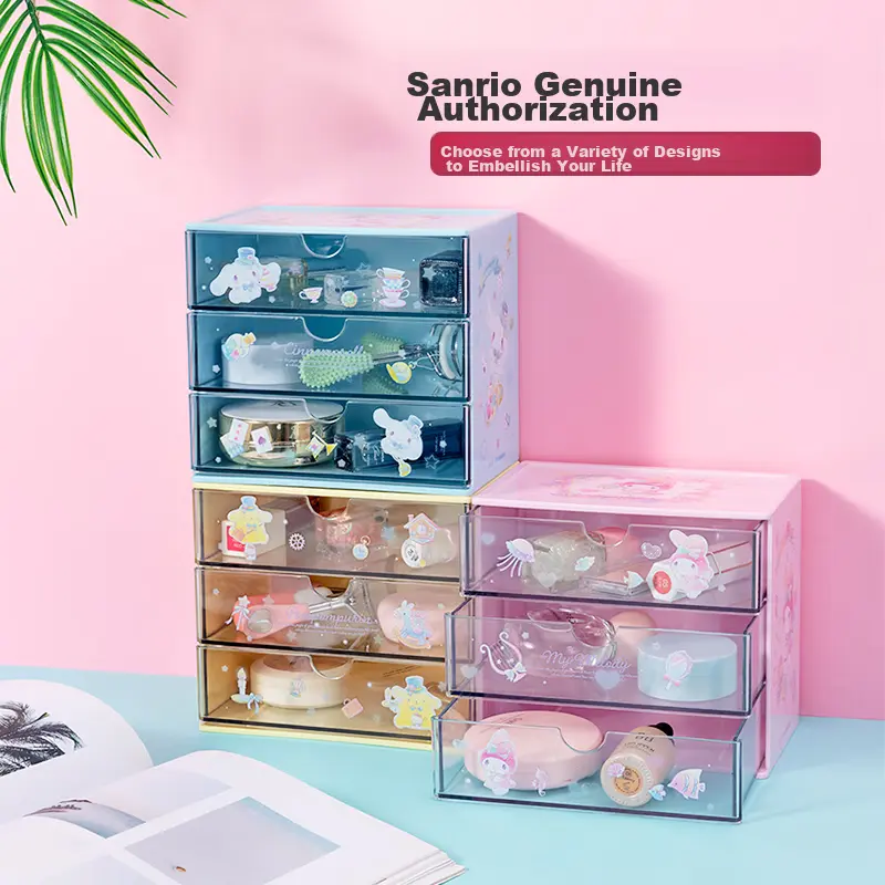Miniso Organizator za radni sto, 17x11x15cm, Roze