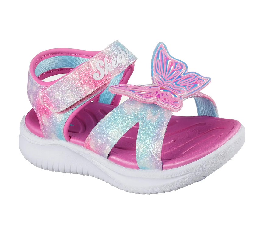 Skechers Sandale za devojčice S Lights Jumpsters Sandal-Bu, 303109N-PKMT, Roze