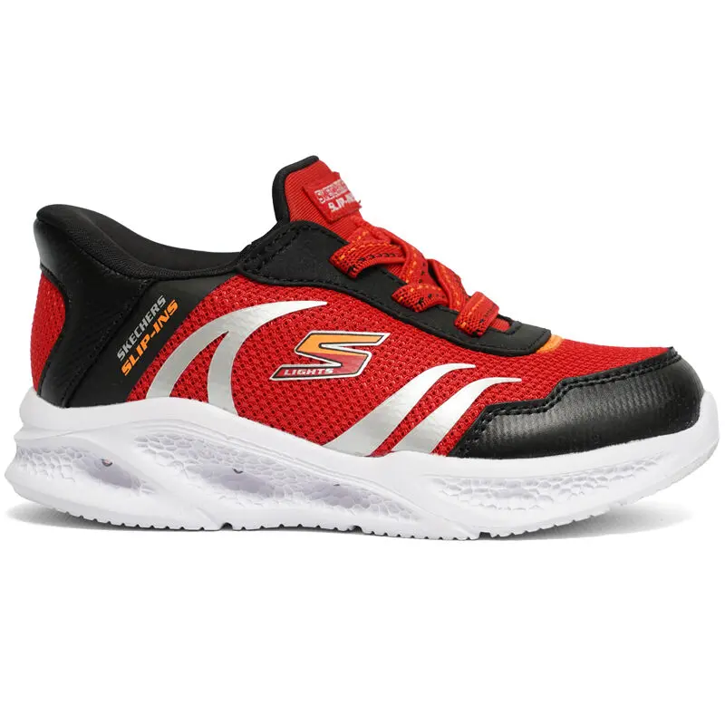 SKECHERS Patike za dečake Meteor-Lights, Crvene